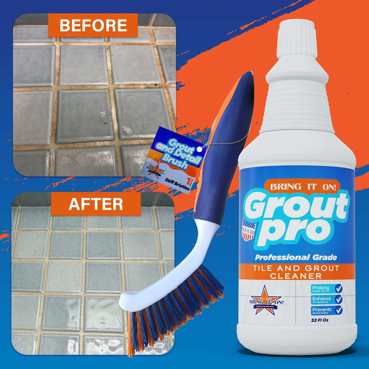 Bring It On Grout Pro - The Best Grout Cleaner for Sparkling Tiles ...